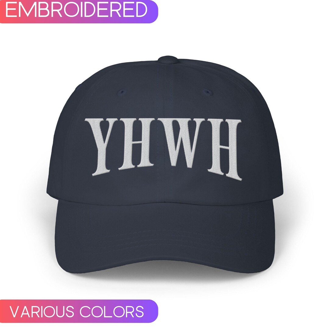 YHWH Embroidered Hat, Bible Verse Baseball Cap,yhwh Cap, Trendy Hat ...