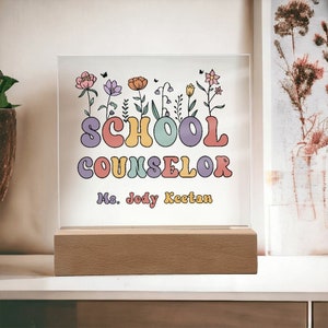 School Counselor Desk Sign,guidance Counselor Office Decor,personalized ...