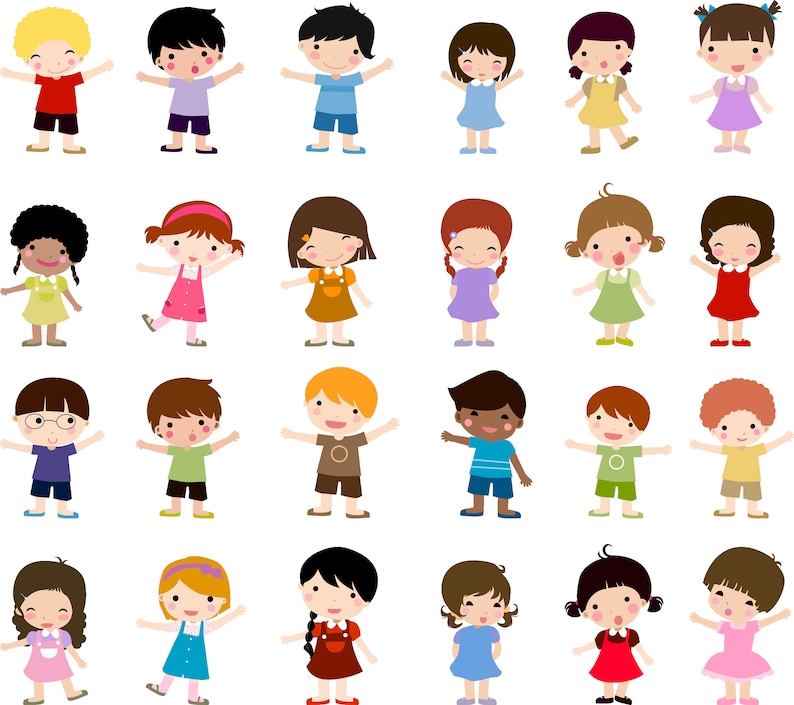 99kids Clipart Png,adorable Children Png,cute Kids Clipart,delightful ...