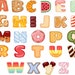 Indulge in Sweet Typography Delights With Our Alphabet Clipart/coockie ...