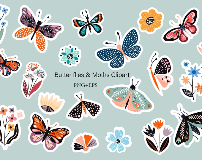Cute Bugs Clipart, Insects, Spider, Dragonfly, Ant, Fly, Worm, Bees ...
