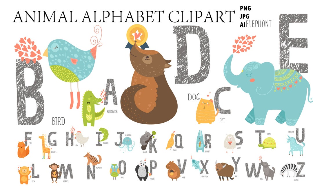 A-Z Animal Alphabet Adventure: 26 Whimsical Characters for Your Every ...