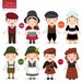 24children Clipart Showcasing Europe's Cultural Kaleidoscope -png-svg ...