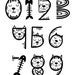 Cat Alphabet & Numbers Clipart-elevate Your Designs With Our Purr-fect ...