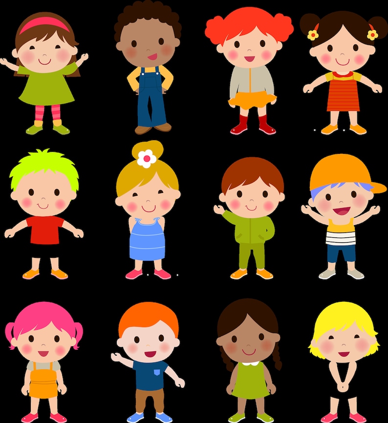 99kids Clipart Png,adorable Children Png,cute Kids Clipart,delightful ...