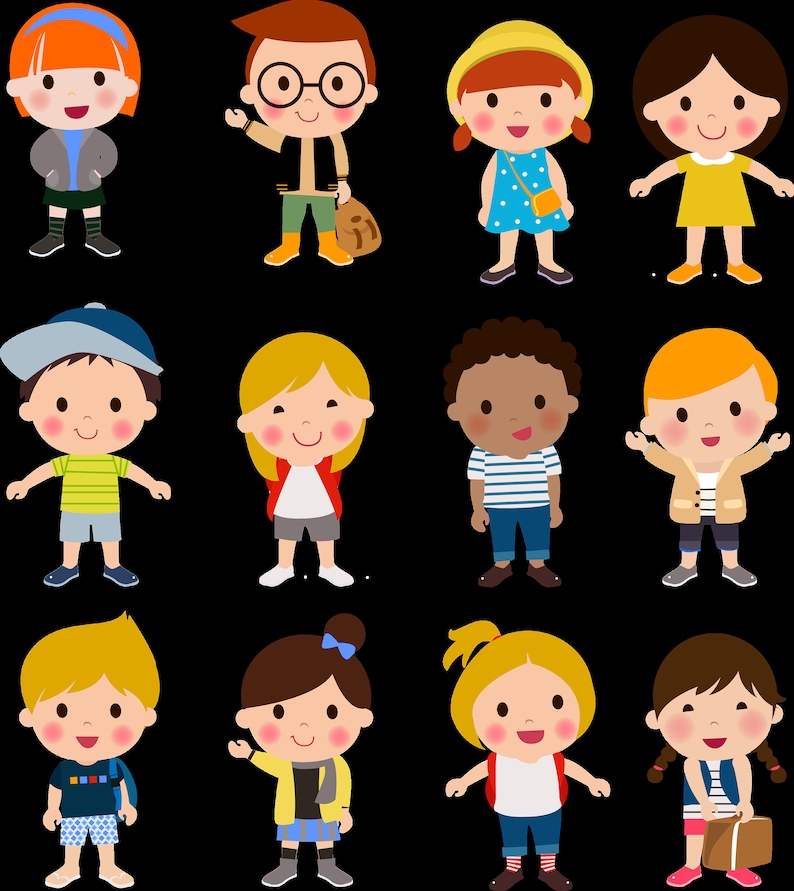 99kids Clipart Png,adorable Children Png,cute Kids Clipart,delightful ...
