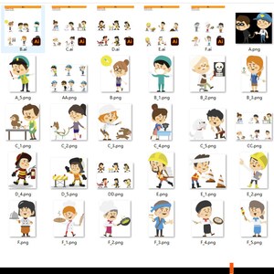 Bring Your Projects to Life With Our Professional Character Clipart ...