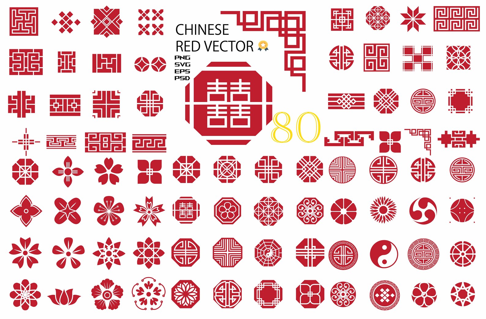 Red Radiance Unleashed! Elevate Your Designs With 80 Chinese-inspired ...