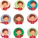 Expressive Children's Emotions Clipart Collection -54 Kids Emotion - Etsy