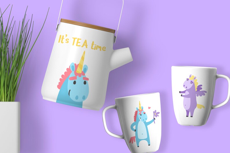 Unleash Your Emotions With 20 Whimsical Blue Unicorn Clipart's ...