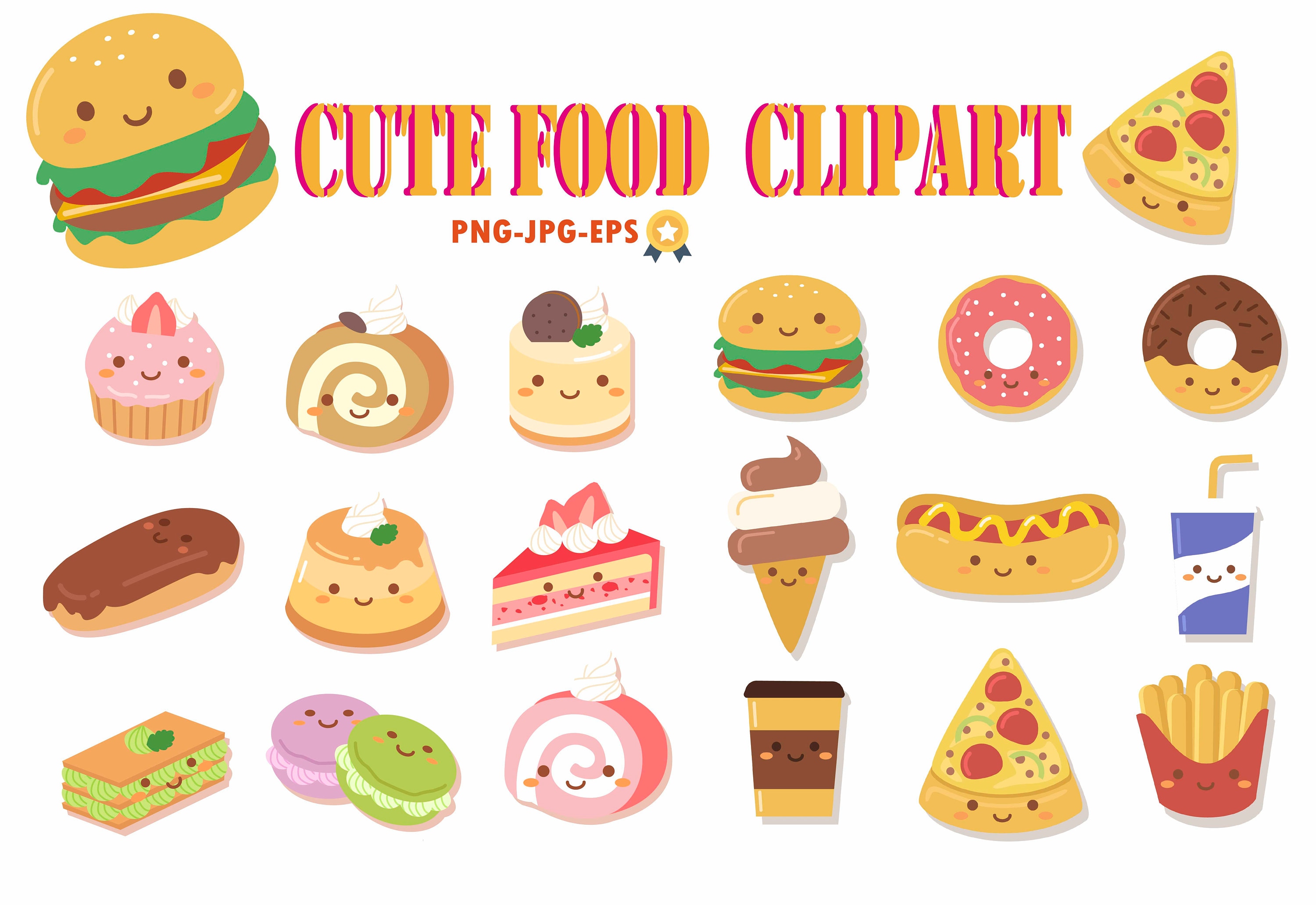 Adorable Treats Clipart Collection sweetart yummyfun kidscrafts 18 Cute ...
