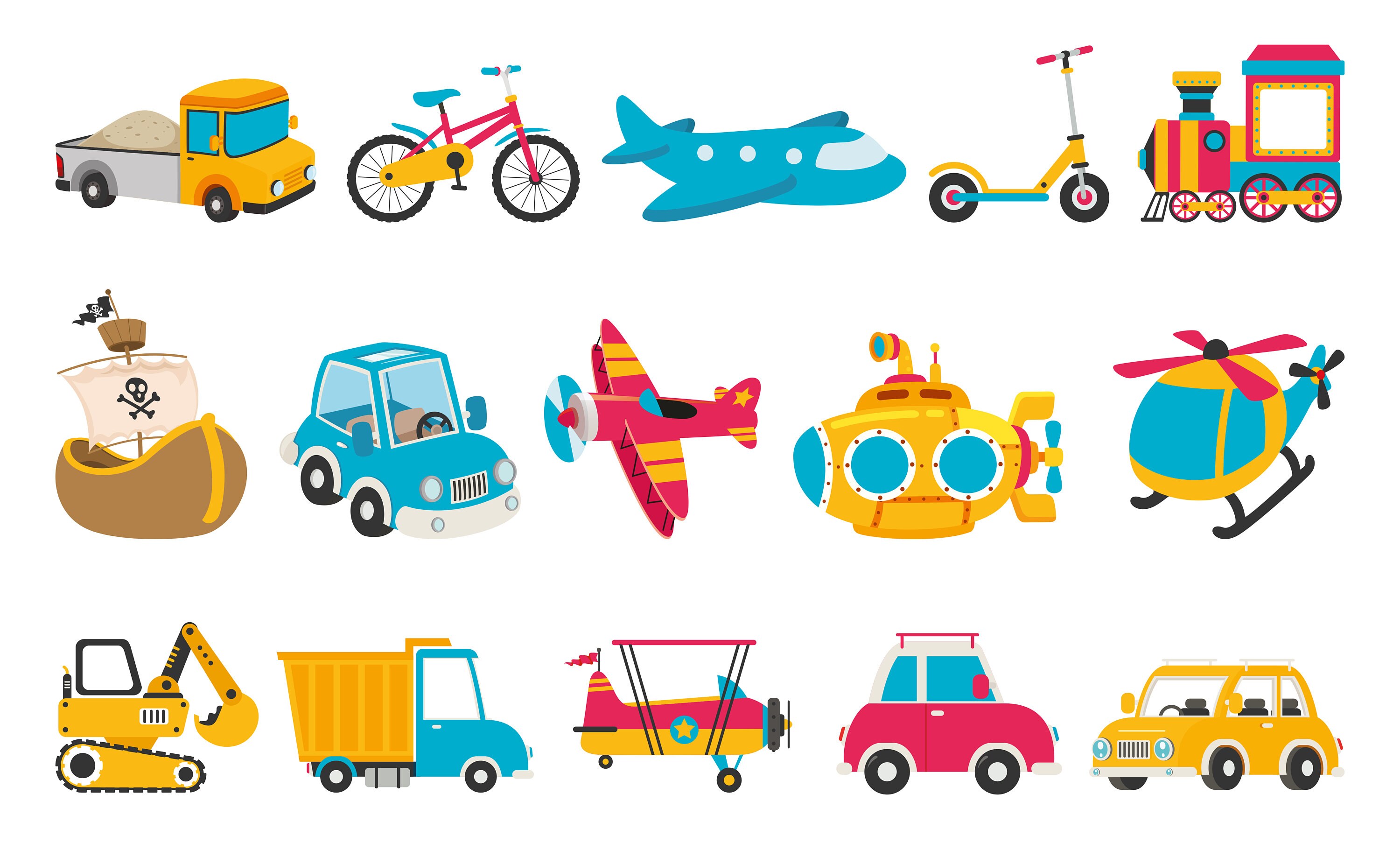 95 Kids Toys Clipart: Where Playtime Takes Flight! - Etsy