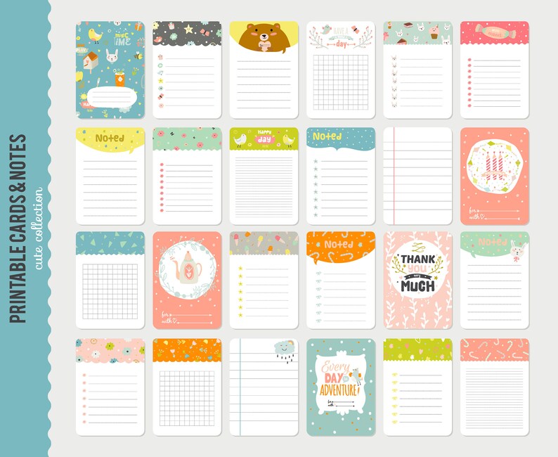 Cute Digital Planner Stickers - 117 PNG Graphics (goodnotes, Onenote ...