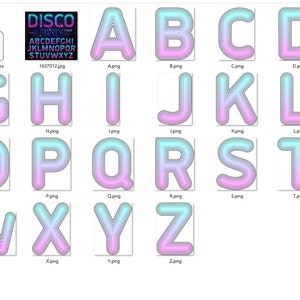 Spark Your Designs With Our Disco Party Font Collection Png-svg-eps - Etsy