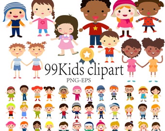People Clipart Bundle Cute Clipart Boy Svg Girl Svg - Etsy