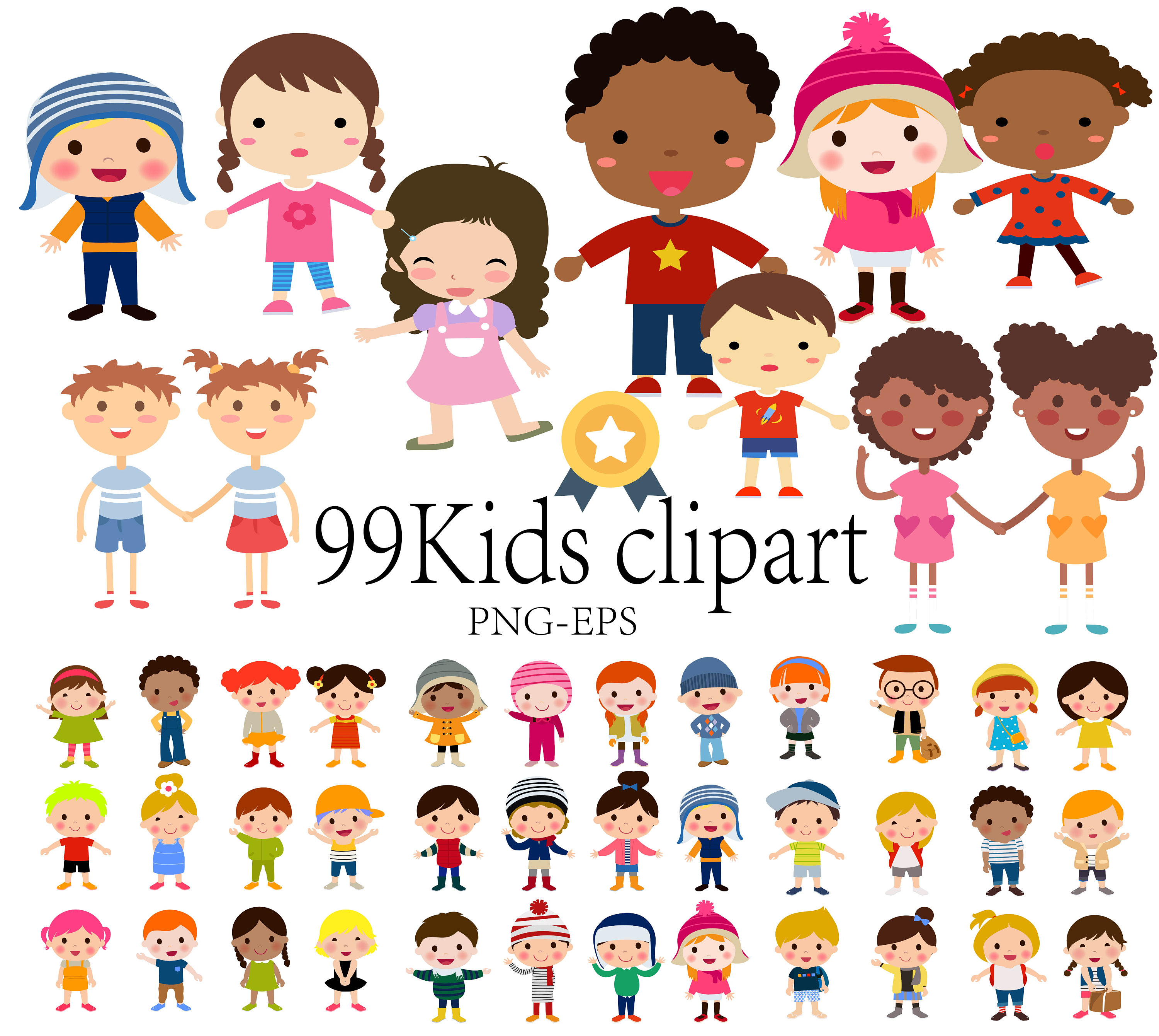 99kids Clipart Png,adorable Children Png,cute Kids Clipart,delightful ...