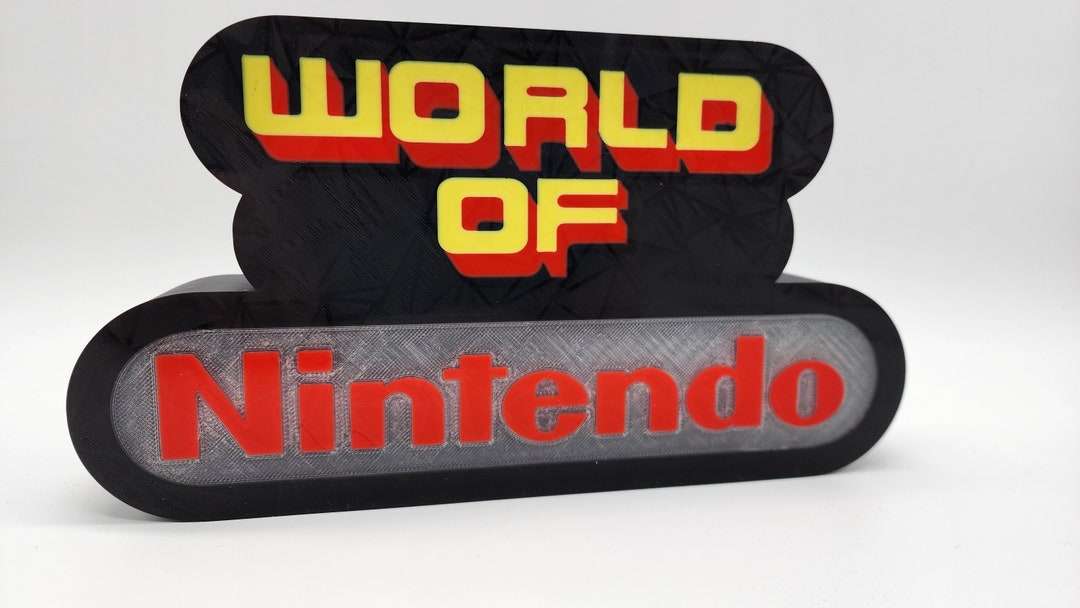 World of Nintendo LED Lightbox - Etsy