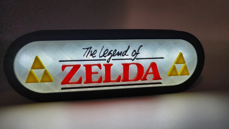Legend of Zelda LED Lightbox Sign - Etsy