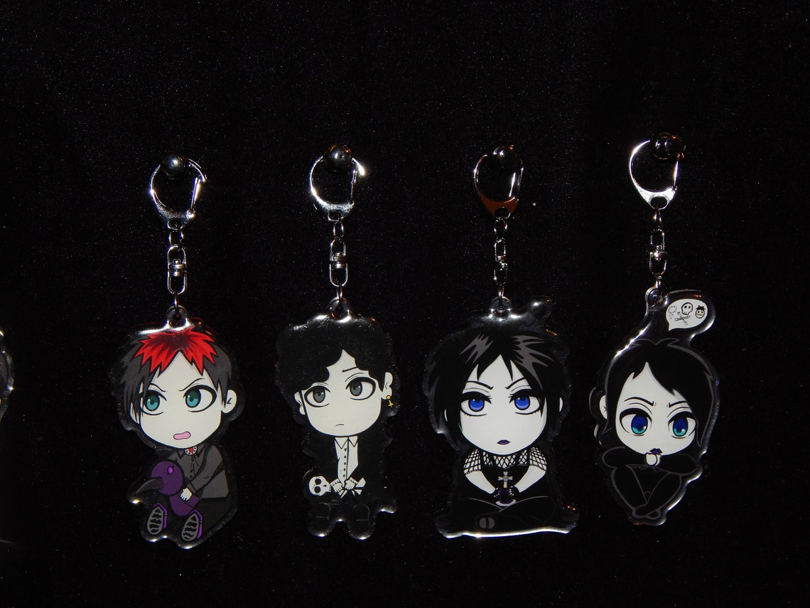 South Park Goth Kids Vamp Kids Acrylic Charms - Etsy