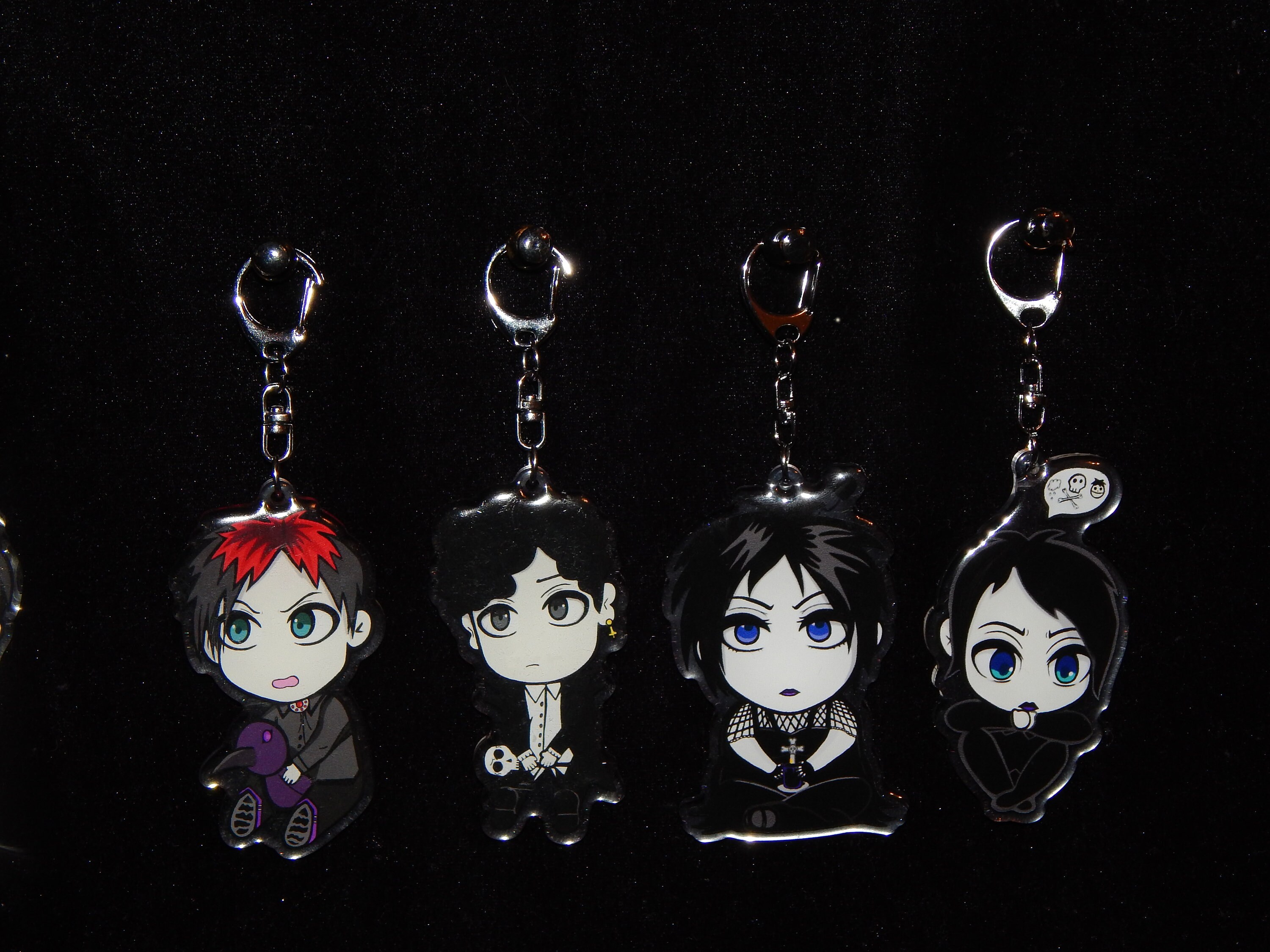 South Park Goth Kids Vamp Kids Acrylic Charms - Etsy