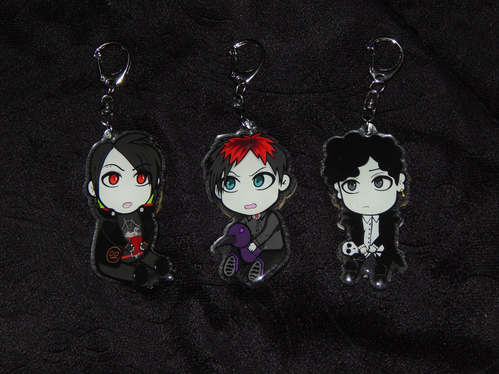 South Park Goth Kids Vamp Kids Acrylic Charms - Etsy