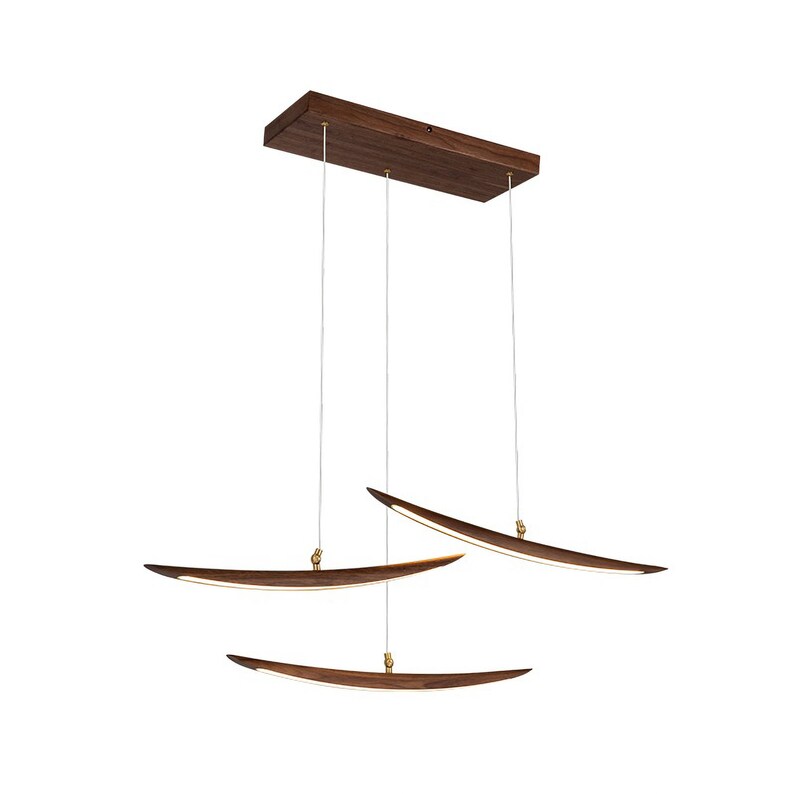 Japanese Dining Room Dining Table Three Solid Wood Lamps Zen - Etsy