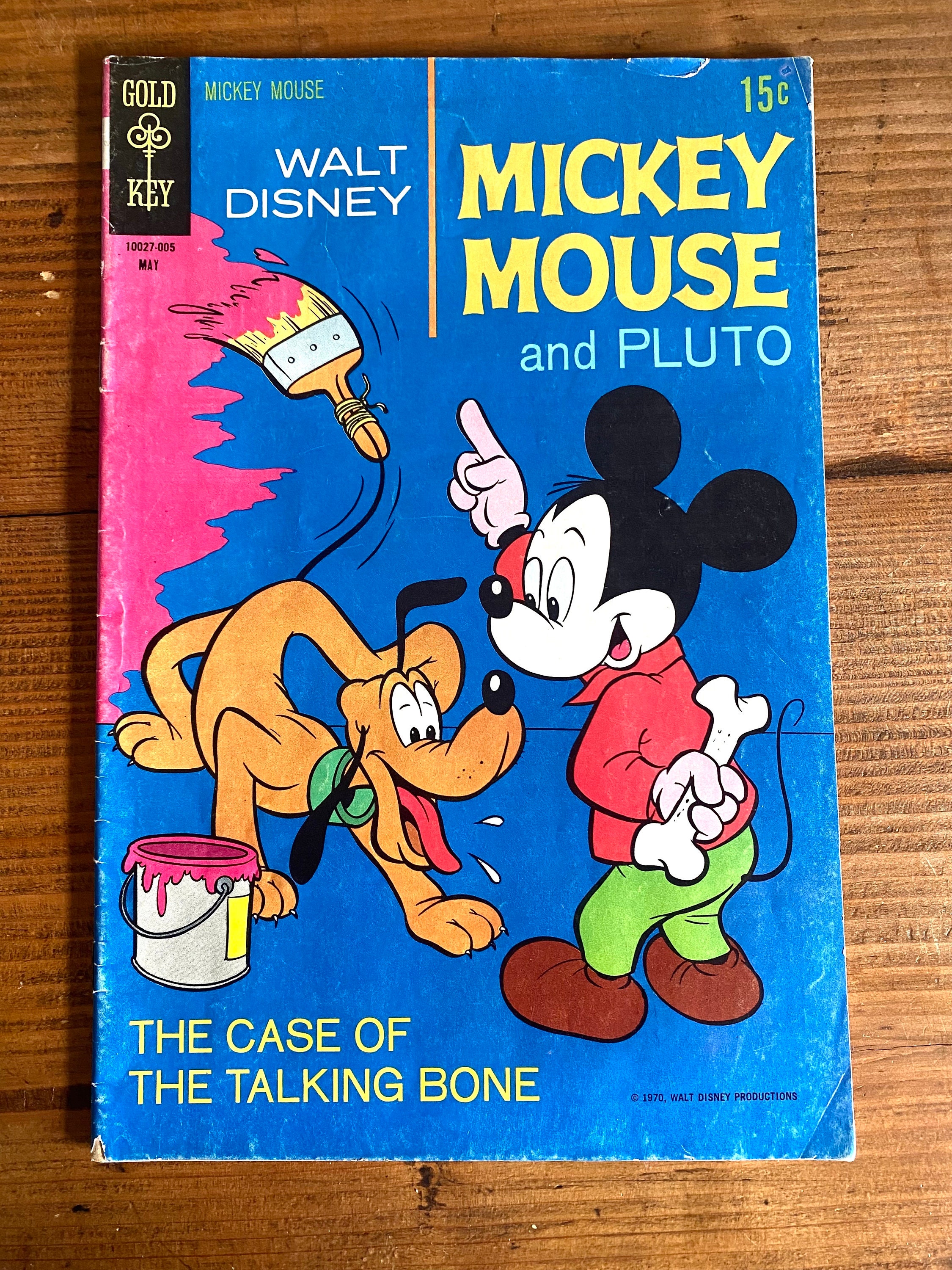 1972 Mickey Mouse and Pluto Walt Disney Gold Key 10027-005 - Etsy
