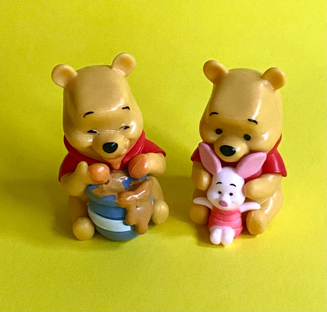 Exquisite Set of Two Winnie the Pooh Figurine Toys New and Exclusive - Etsy