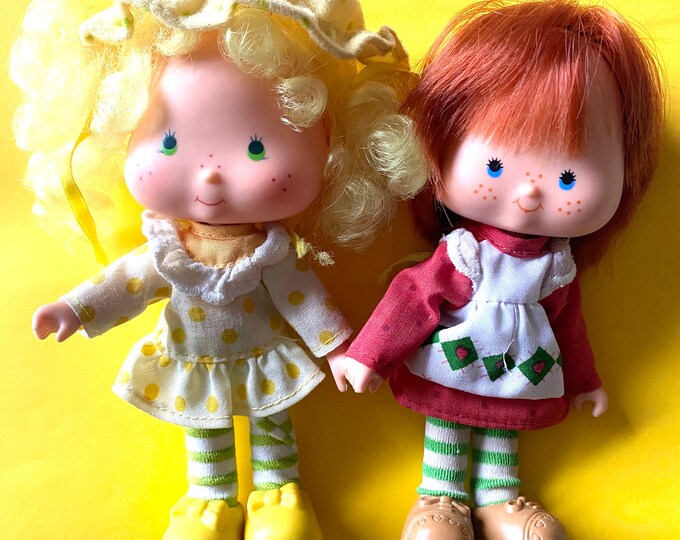 1979 Scented Strawberry Shortcake PVC Figurine Dolls, American ...