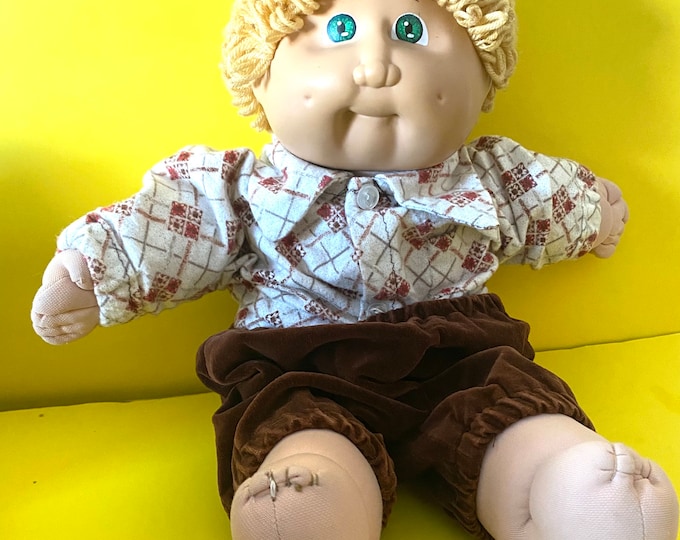 Original and Rare 80s Cabbage Patch Kids Doll, CPK Boy, Blond Hair CPK Boy Doll - Etsy