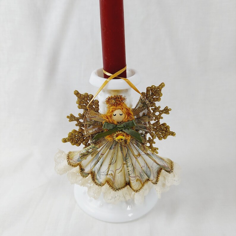 Christmas Holiday Ribbon Angel Ornament is the Perfect Detail to Add to ...