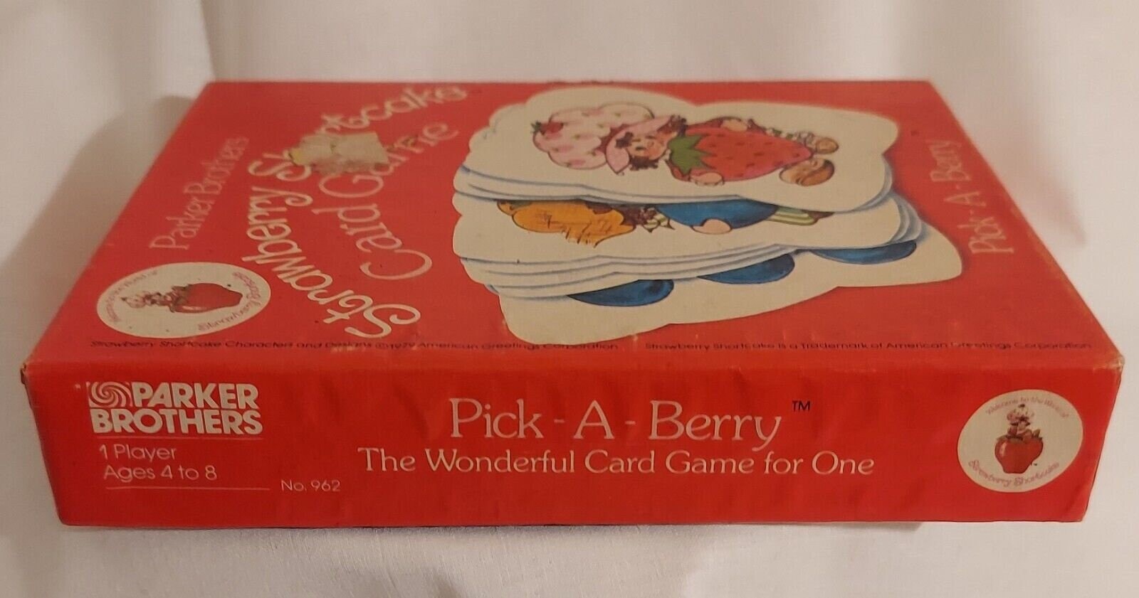 Strawberry Shortcake Pick A Berry Card Game Unpunched Shaped Cards ...