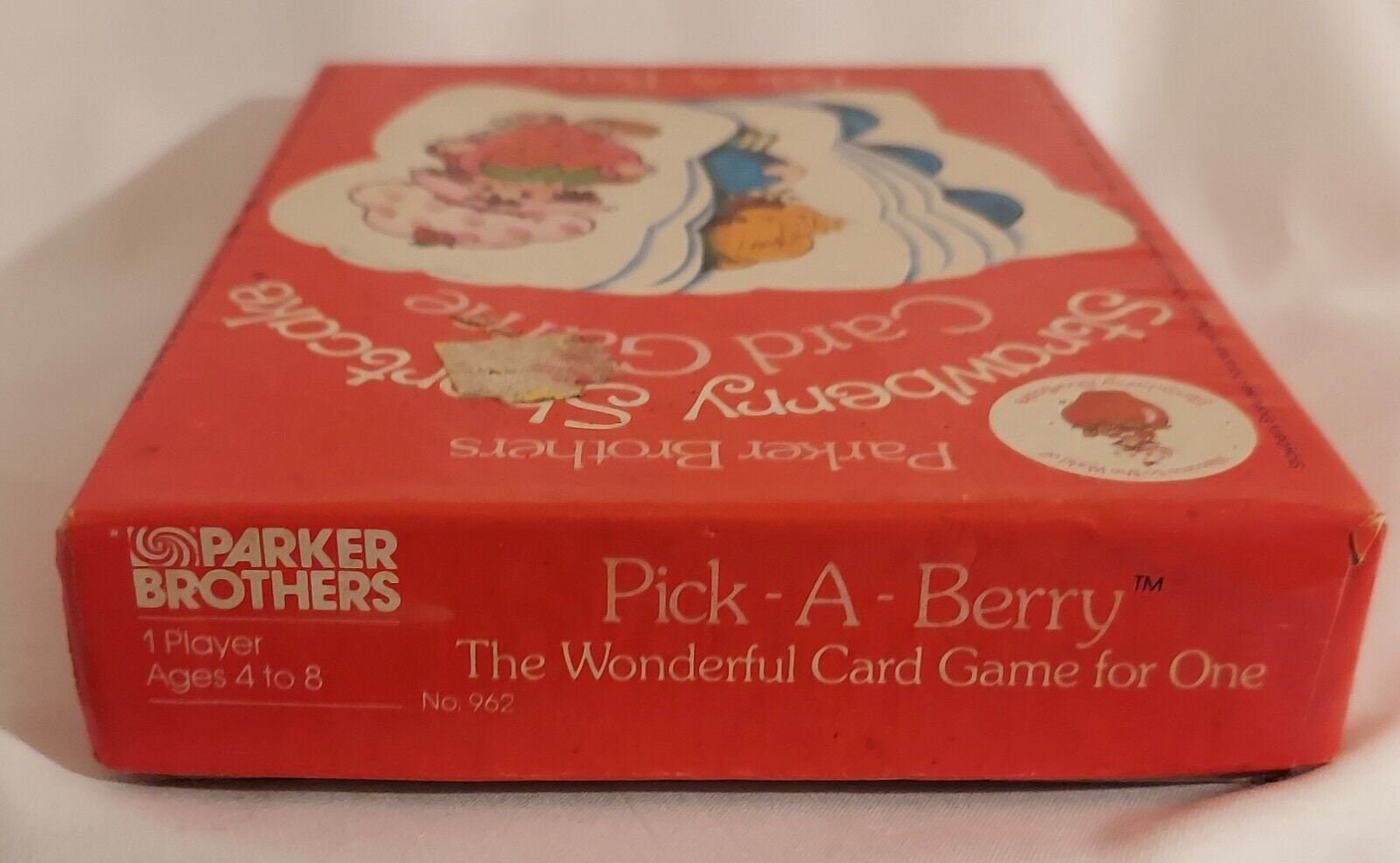 Strawberry Shortcake Pick A Berry Card Game Unpunched Shaped Cards ...