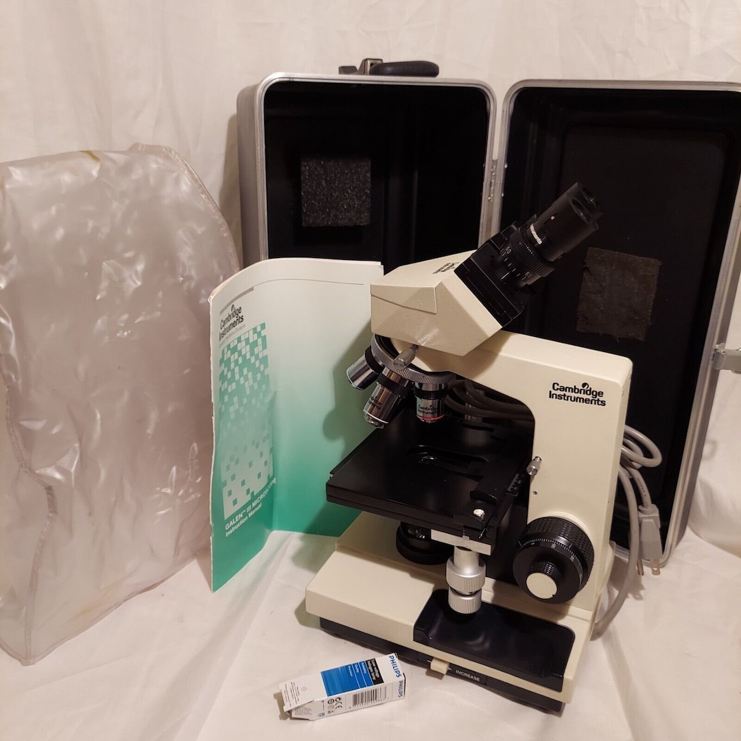 Cambridge Instruments Galen III Microscope Model BA120 Case - Etsy