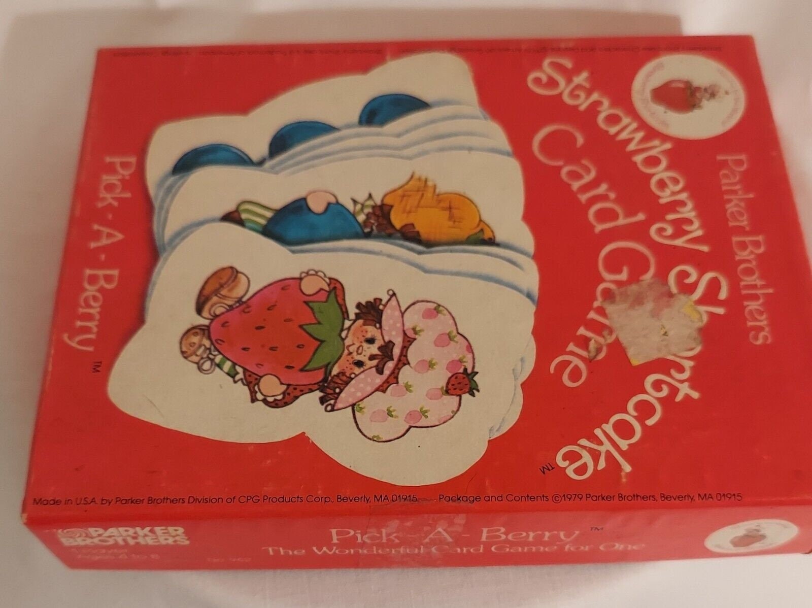 Strawberry Shortcake Pick A Berry Card Game Unpunched Shaped Cards ...