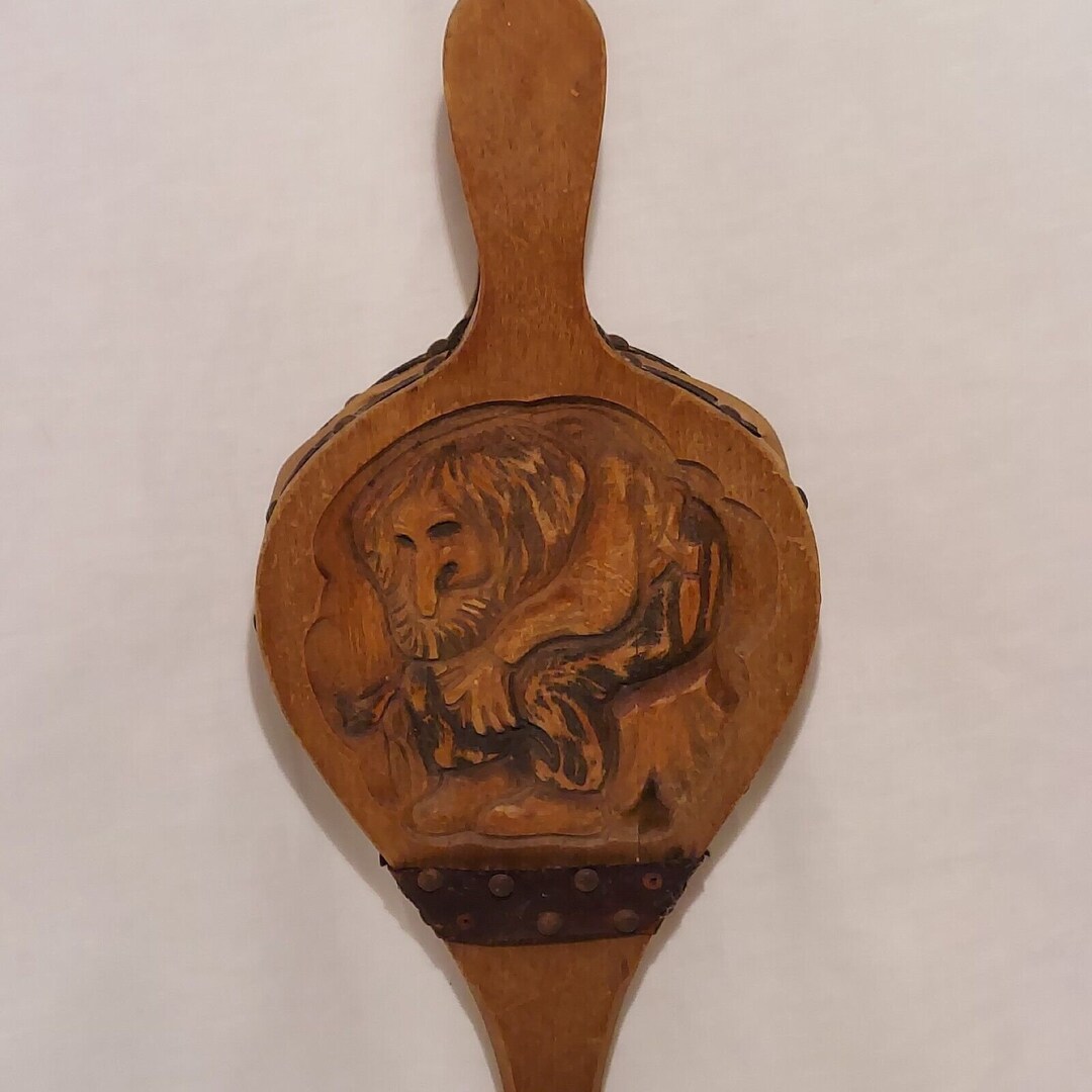 Carved Troll Gnome Tomte Goblin Ogre Nisse Wood Leather Copper - Etsy