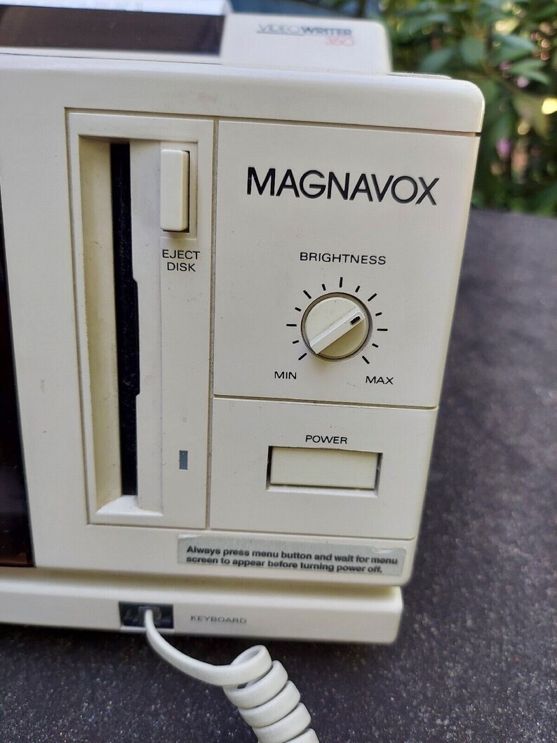 Magnavox Video Writer 350 Word Processor Disks Ribbon Cartridges 1987 ...