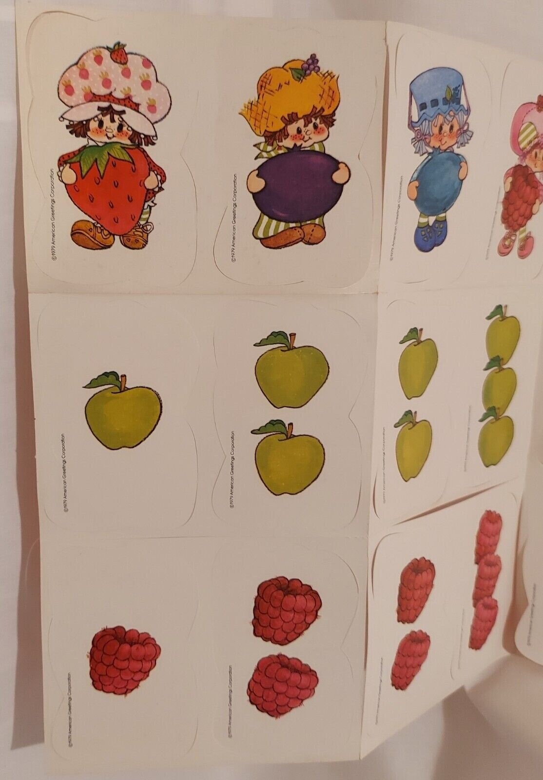 Strawberry Shortcake Pick A Berry Card Game Unpunched Shaped Cards ...