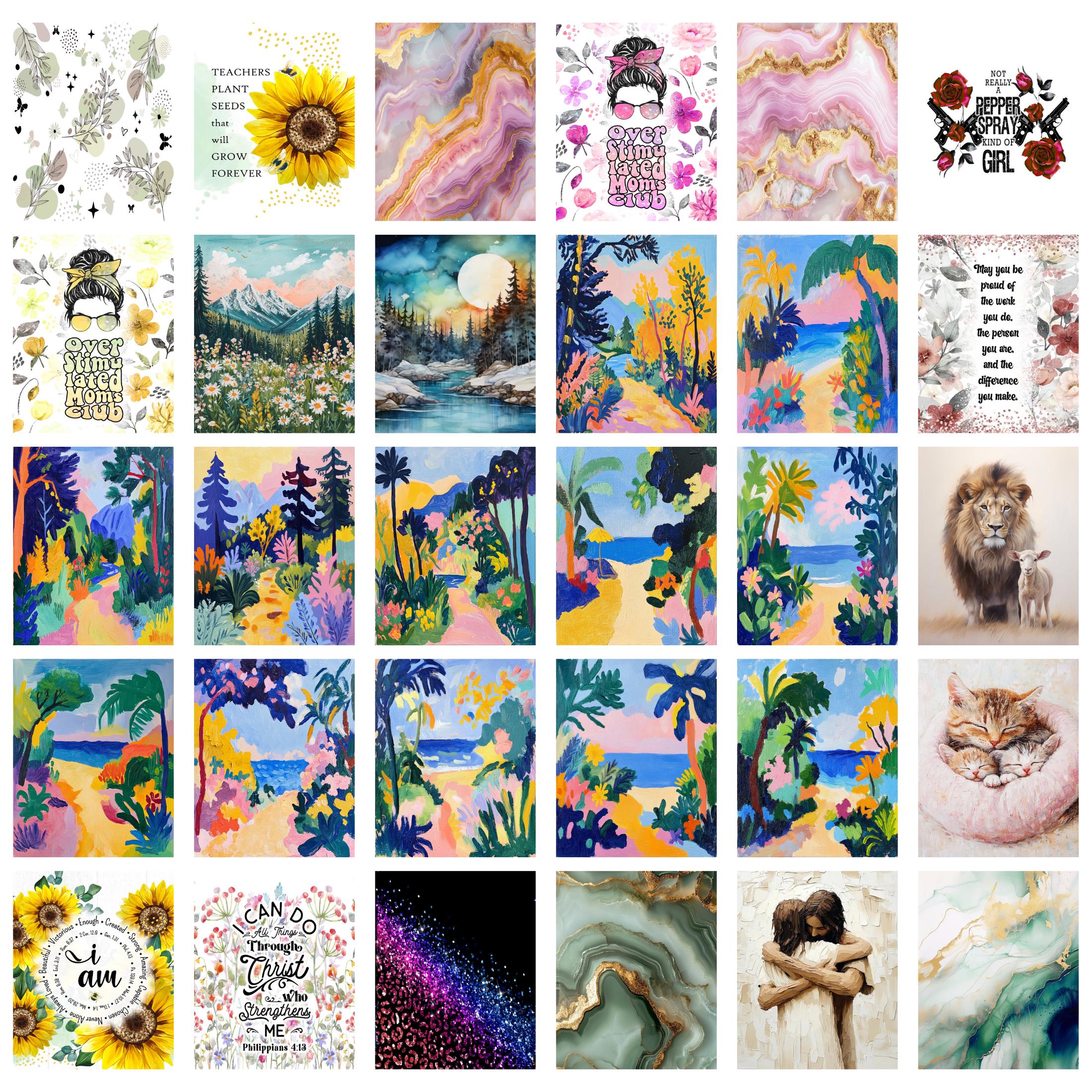 Journal Cover Template Bundle: 100+ PNG Designs for Sublimation ...