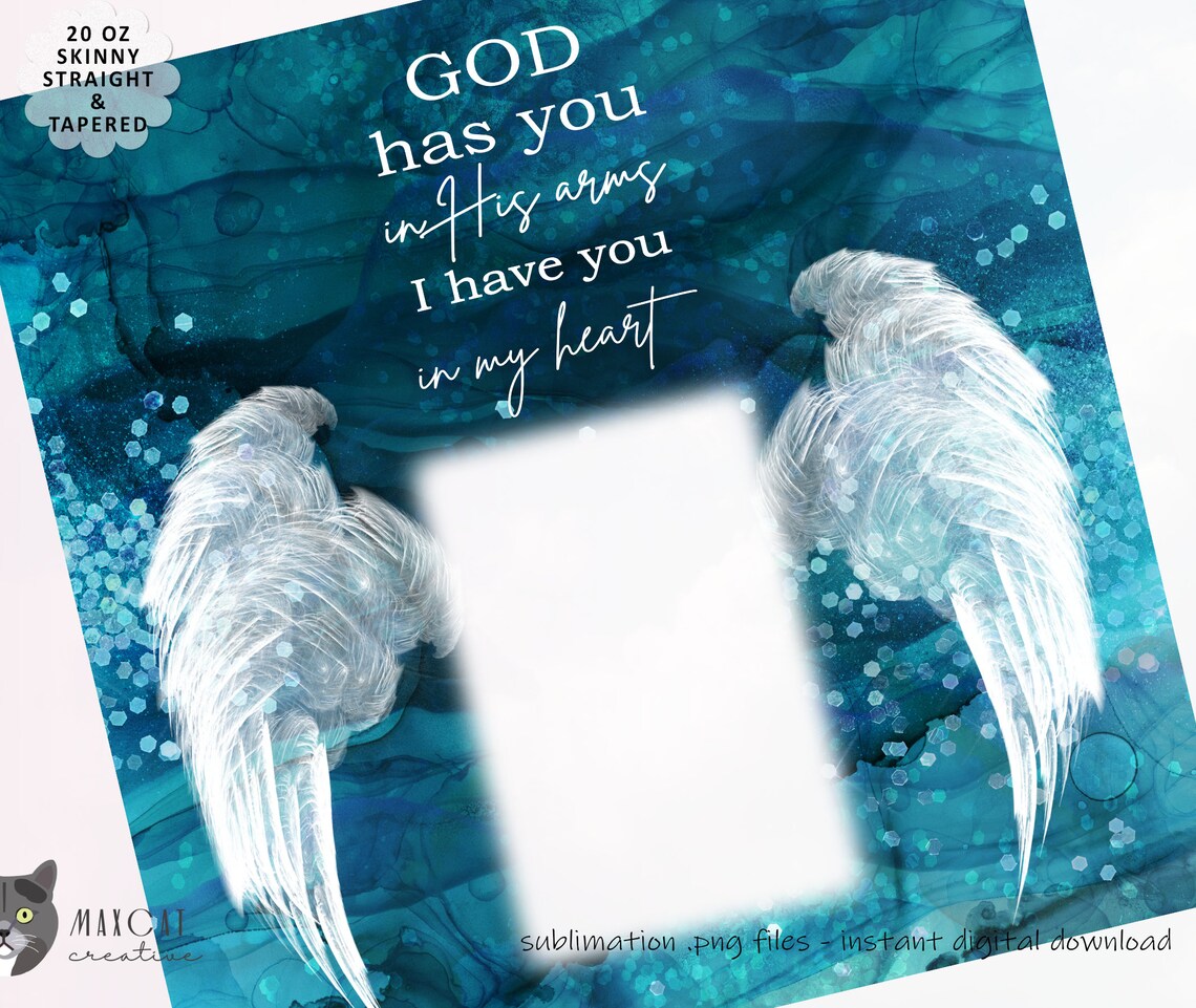 Sympathy Sublimation Tumbler Designs Personalize Photo 20 Oz - Etsy