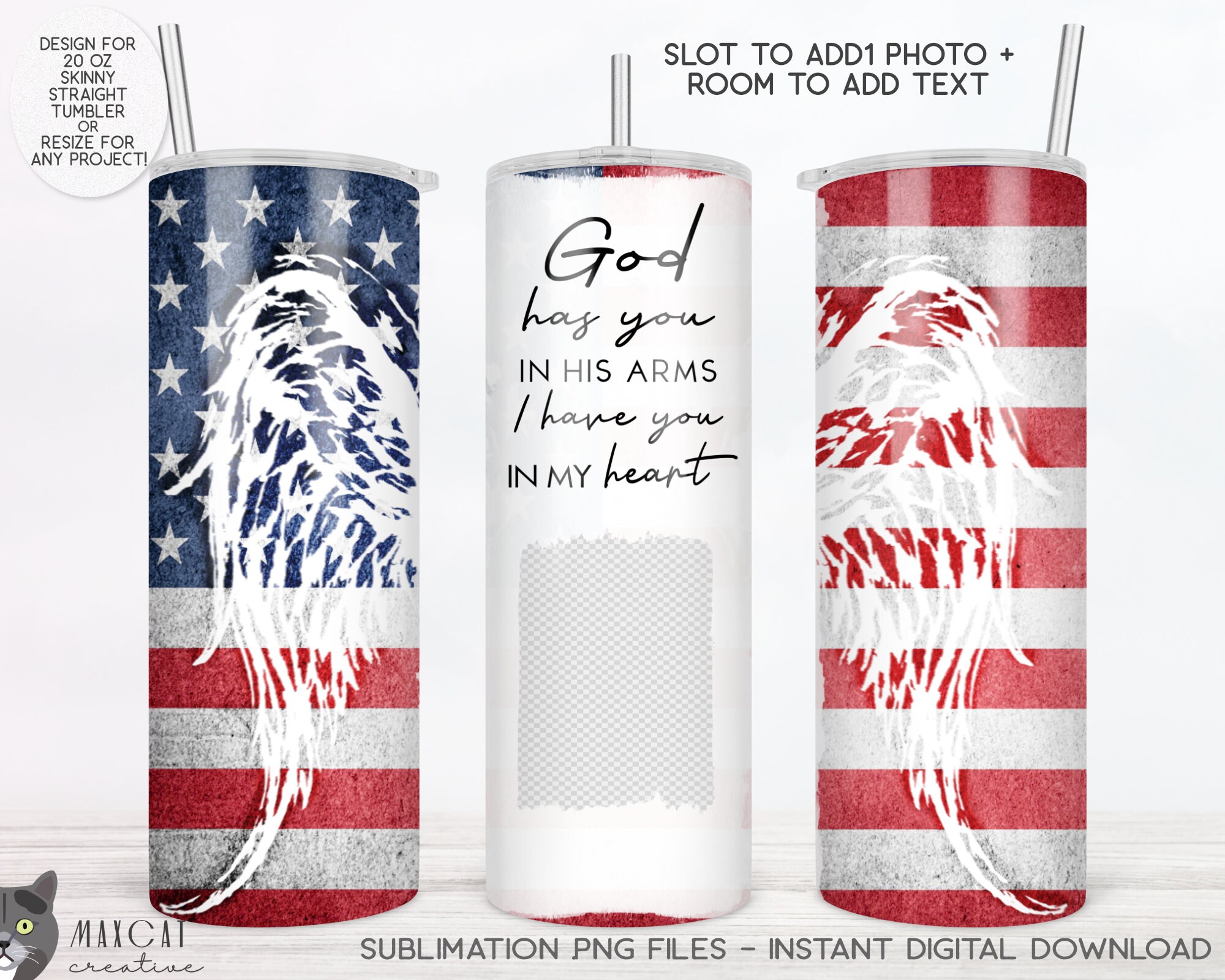 Veteran Memorial Sublimation Tumbler Designs Custom Photo 20 - Etsy