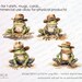 COWBOY FROG Png Sublimation Design Frog Watercolor Clipart - Etsy