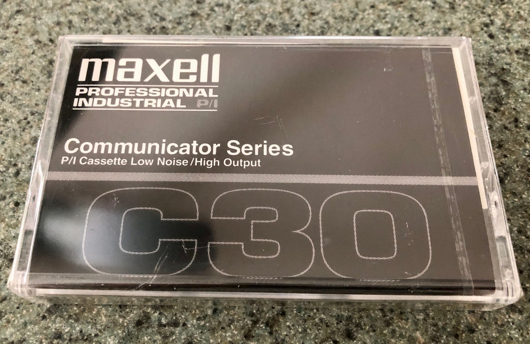 Maxwell Pro. Industrial C30 Sealed Blank Cassettes (set of 3) - Etsy