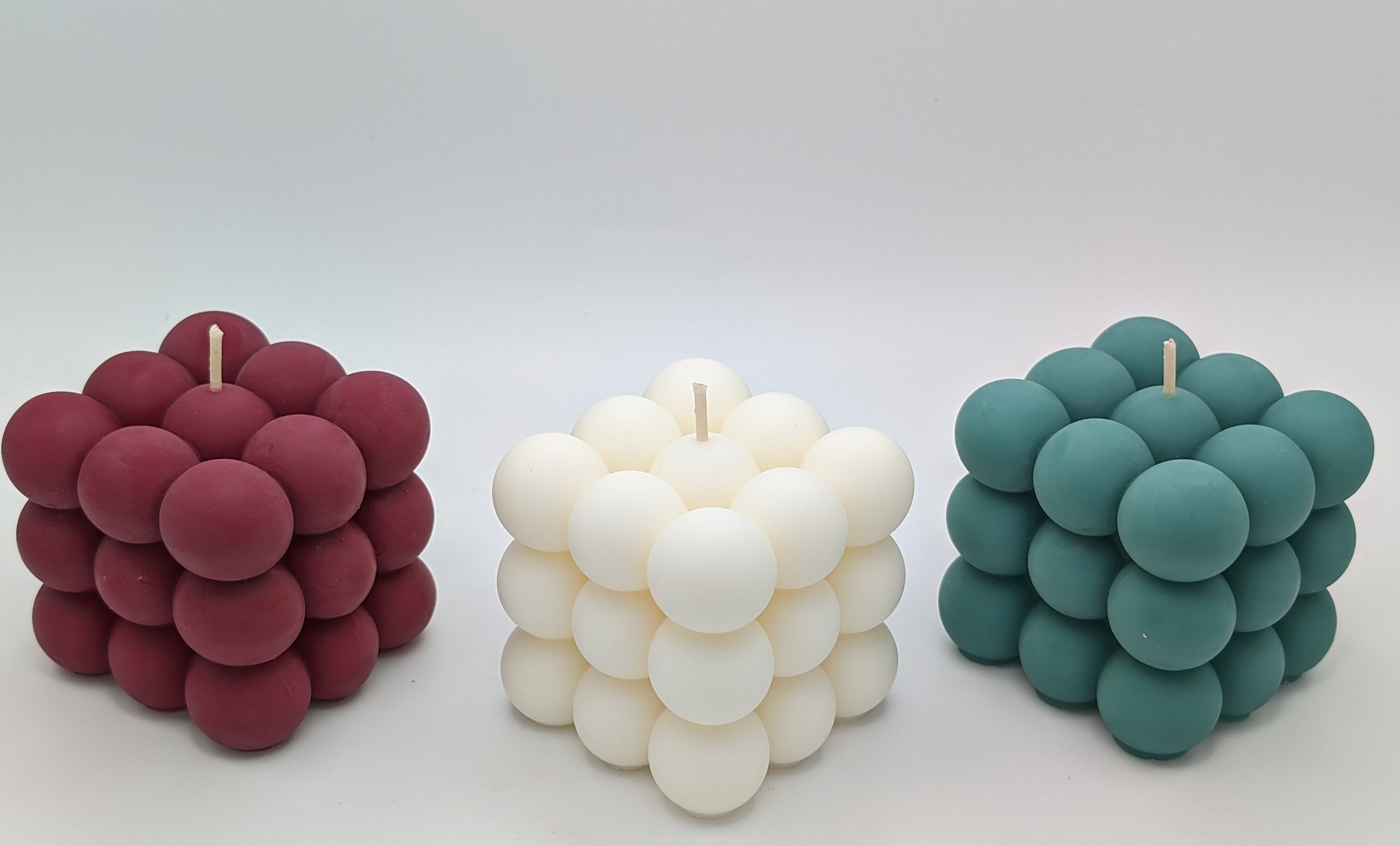 Bubble Candle Modern Cube Candle Home Decor Aesthetic Candle Coffee ...