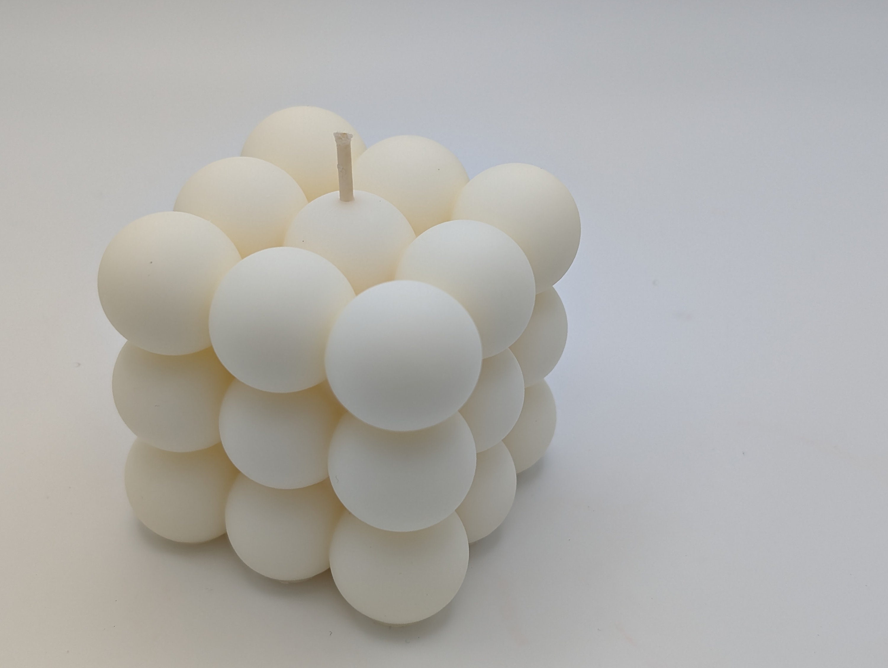 Bubble Candle Modern Cube Candle Home Decor Aesthetic Candle Coffee ...
