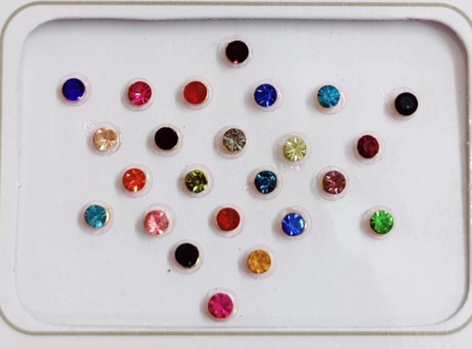 Red Colour Mahavar alta Collection of 8 Type of Bindi approx 200 250 ...