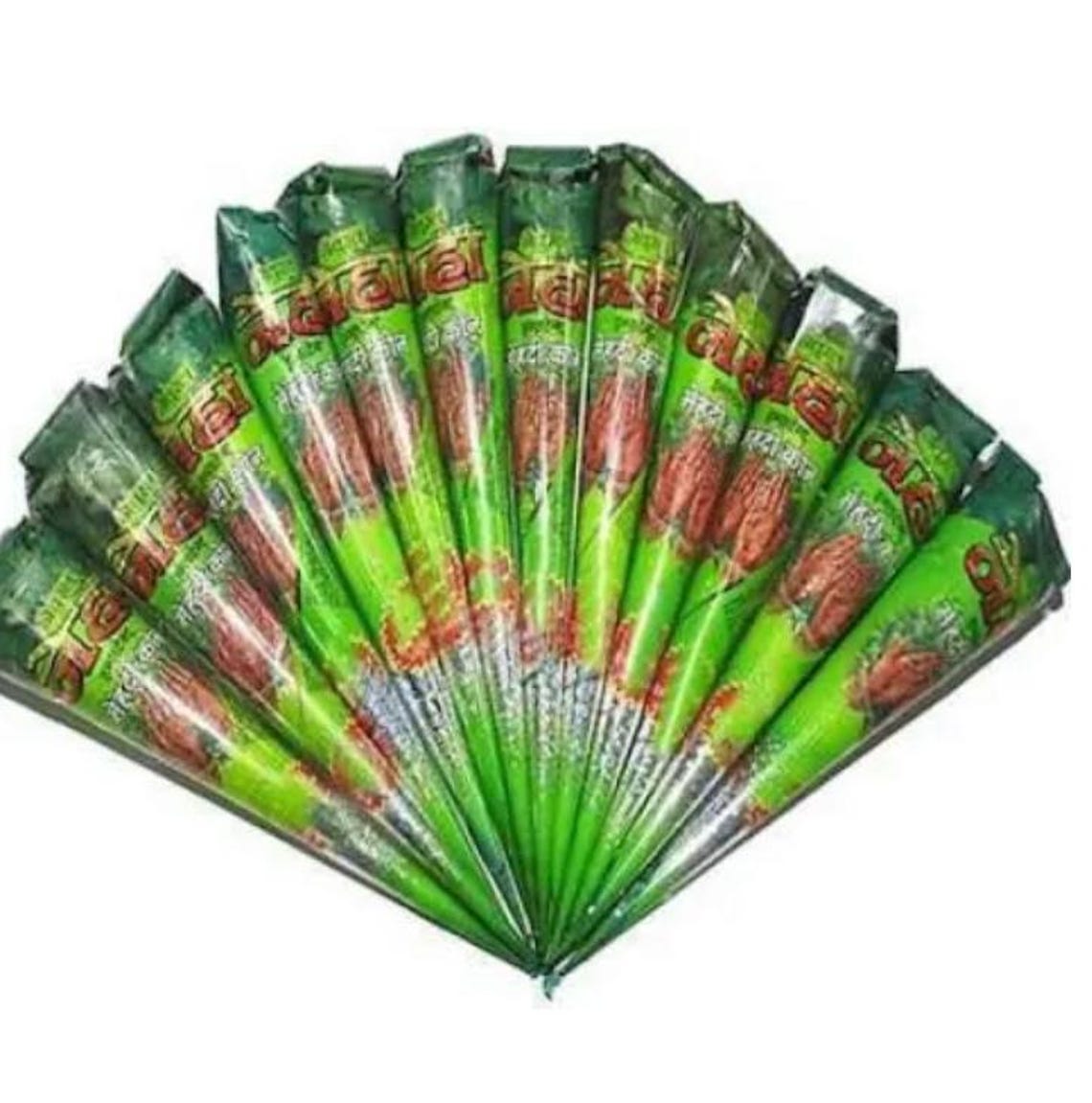 Handmade Dandiya Sticks 3 Set (6 Sticks) 39cm Length Each Stick + 1 Bag ...