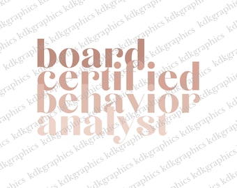 Behavior Analyst Png - Etsy
