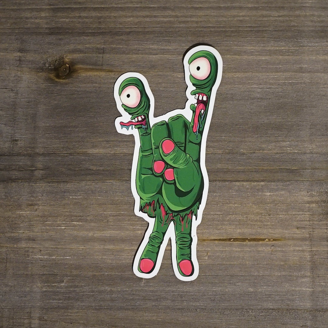 Rock Monster - Vinyl Sticker - Etsy