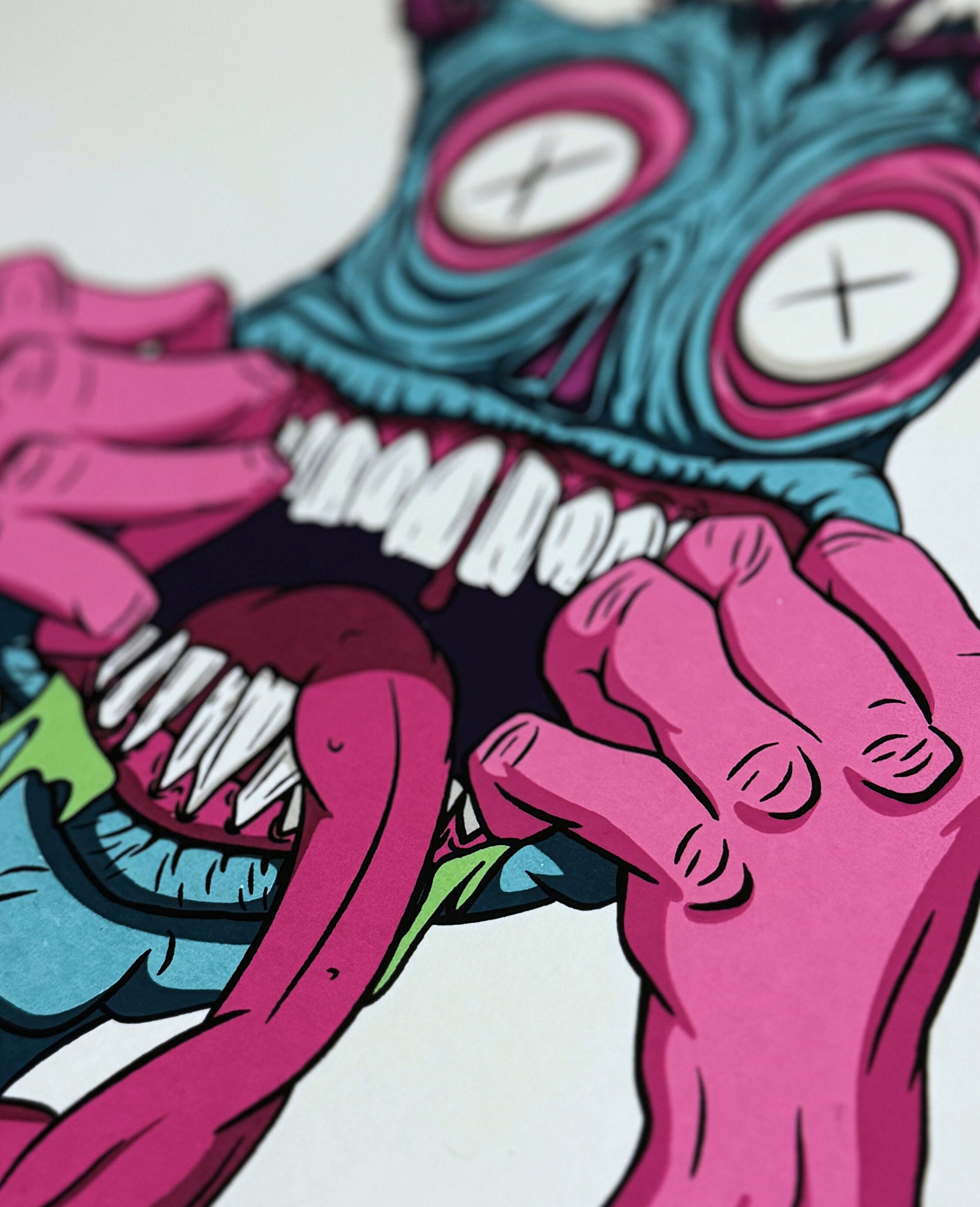 BE HAPPY - Screen Print - Etsy